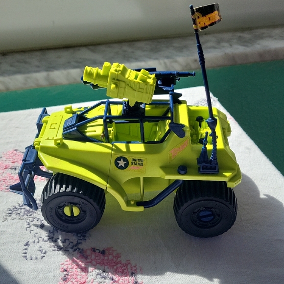 Hasbro | Toys | Vintage Gi Joe Badger Front Line Attack Jeep 99 With ...